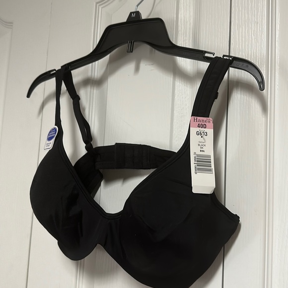 Hanes | Intimates & Sleepwear | Hanes Bra Style G63 Size 40d Black New ...